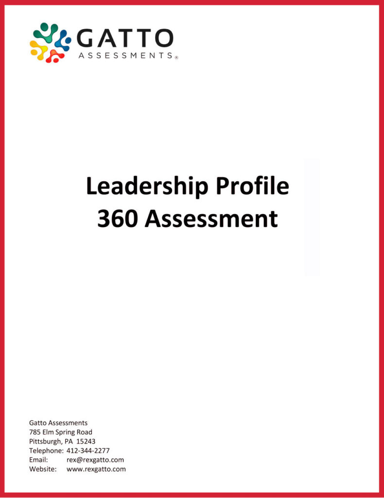360 Degree Feedback Assessment - Gatto Associates, LLC
